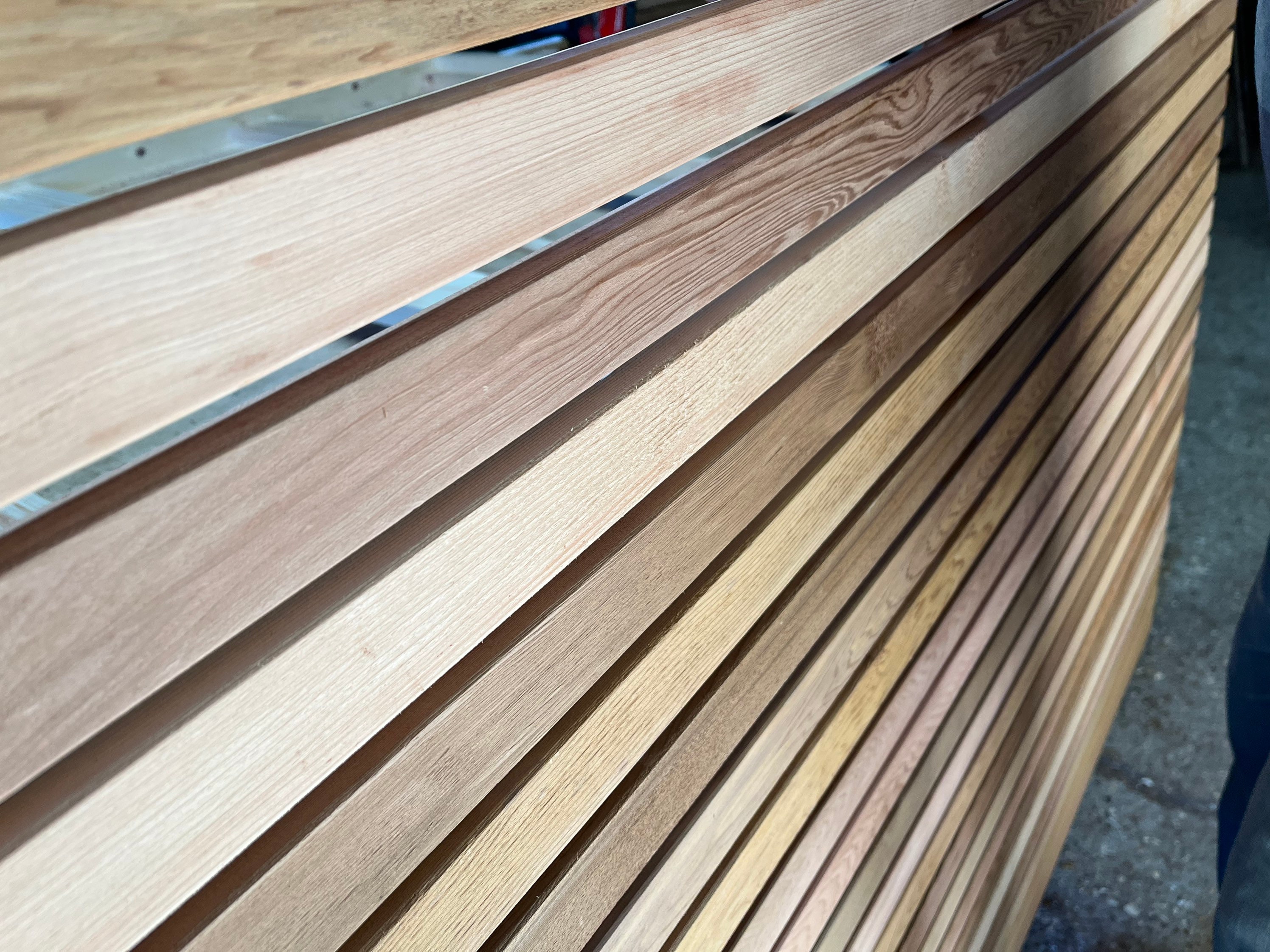 Wooden Fence Panels Modern Garden Ideas Cedar Iroko Sapele - Etsy UK