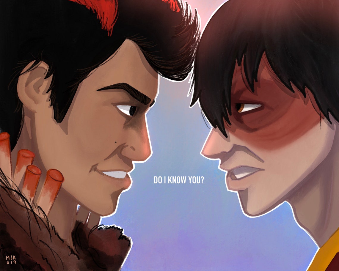 Angry Boys Rufio Zuko Hook Avatar Digital Print - Etsy