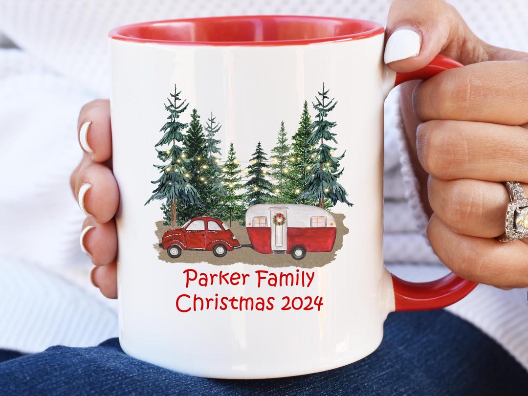 Personalized Christmas Coffee Mug, Custom Christmas Mug, Family ...