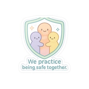Safe Together Vinyl Decal | Family Safety Awareness Stickers - Etsy