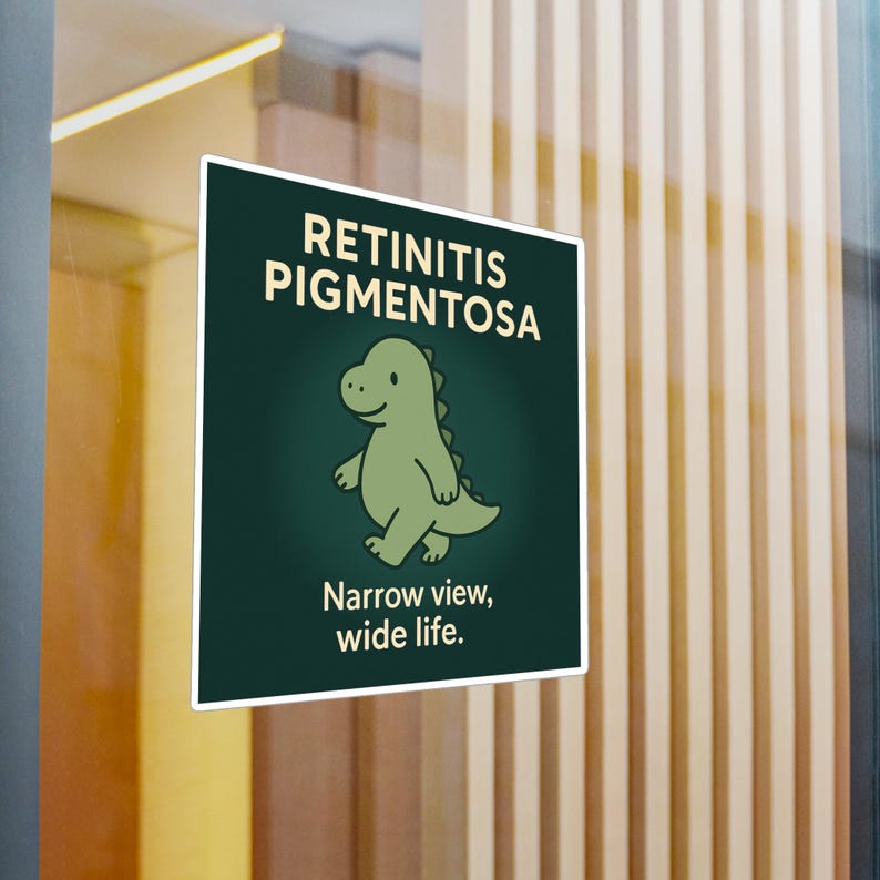 Retinitis Pigmentosa Vinyl Decal, Inspirational Home Decor, Gift for ...