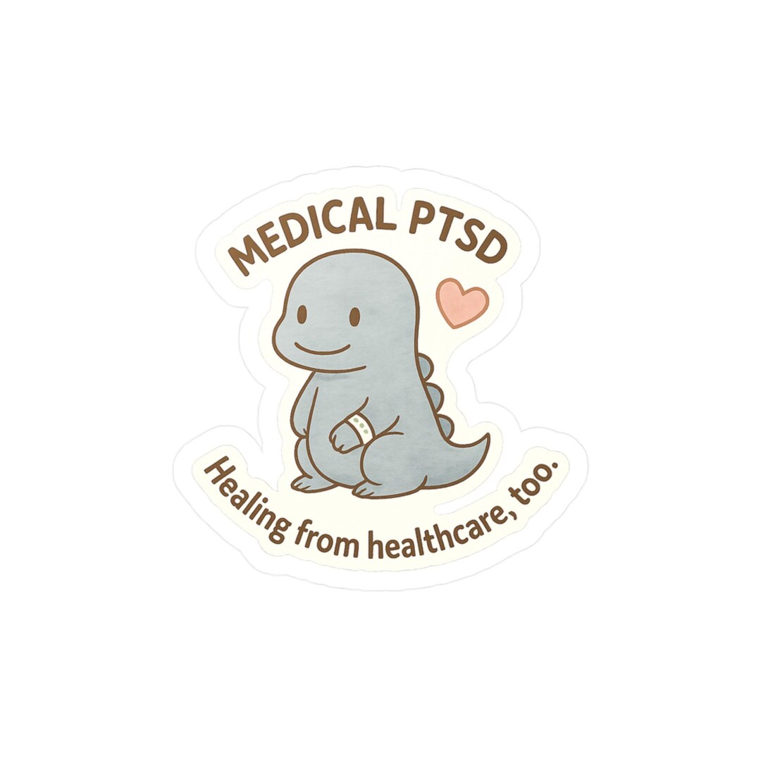 Medical PTSD Dinosaur Sticker, Mental Health Awareness Vinyl Decal - Etsy