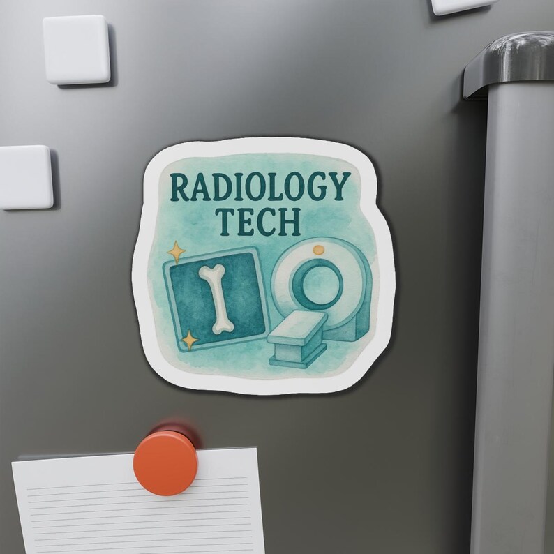 Radiology Tech Die-cut Magnet | X-ray Machine & Bone Illustration - Etsy