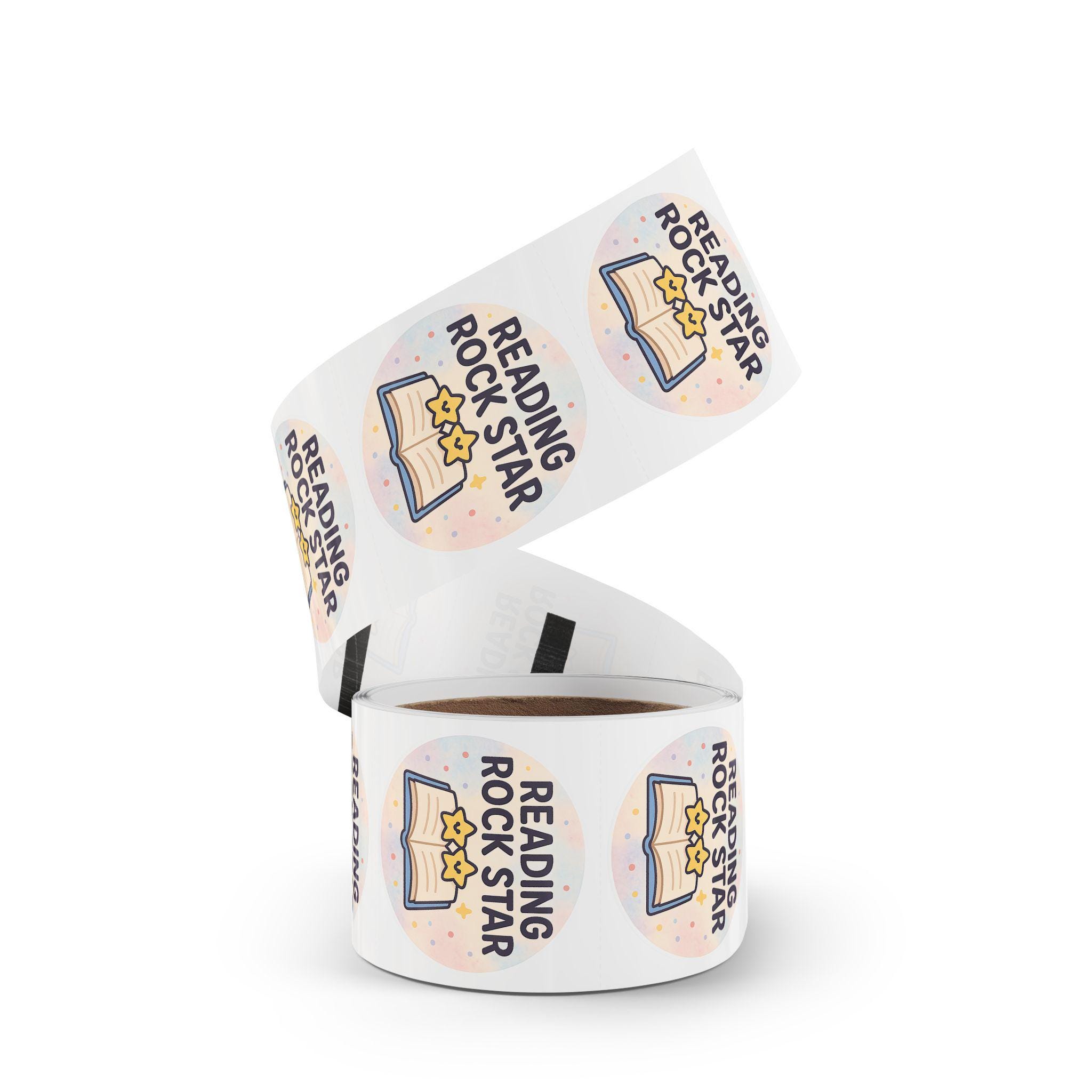 Reading Rock Star Sticker Roll: Classroom Reward Labels - Etsy