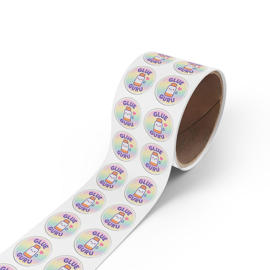 Glue Guru Award Sticker Roll: Art Room Teacher Stickers - Etsy Canada