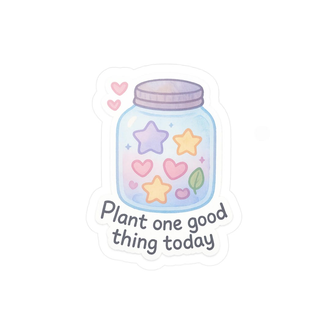 Cheerful Motivational Vinyl Decals, Cute Home Decor Stickers ...