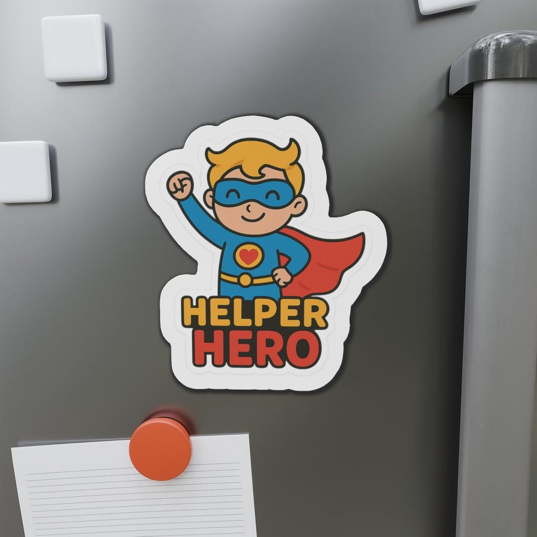 Superhero Helper Magnet – Heroic Kids Decor, Teacher Gift - Etsy