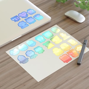 DBT Skills Sticker Sheets - Pastel Watercolor Therapy Stickers, Set of ...
