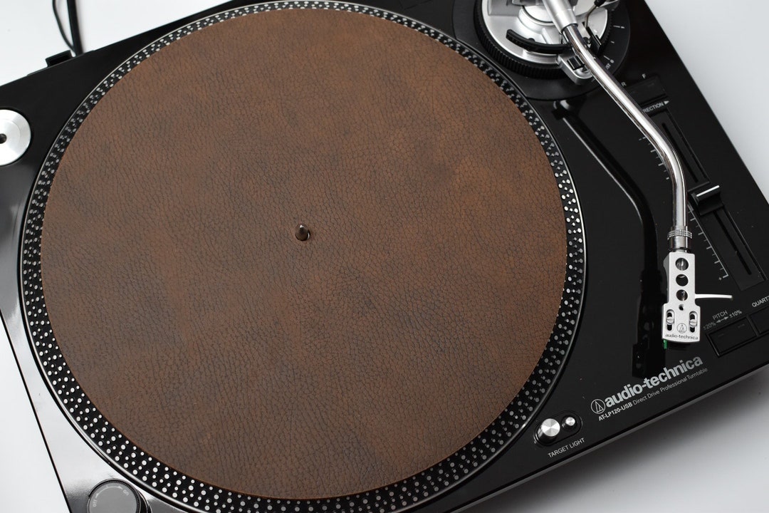 Full Grain Leather Turntable Mat S.B. Foot Tanning 2 Multiple Colors ...