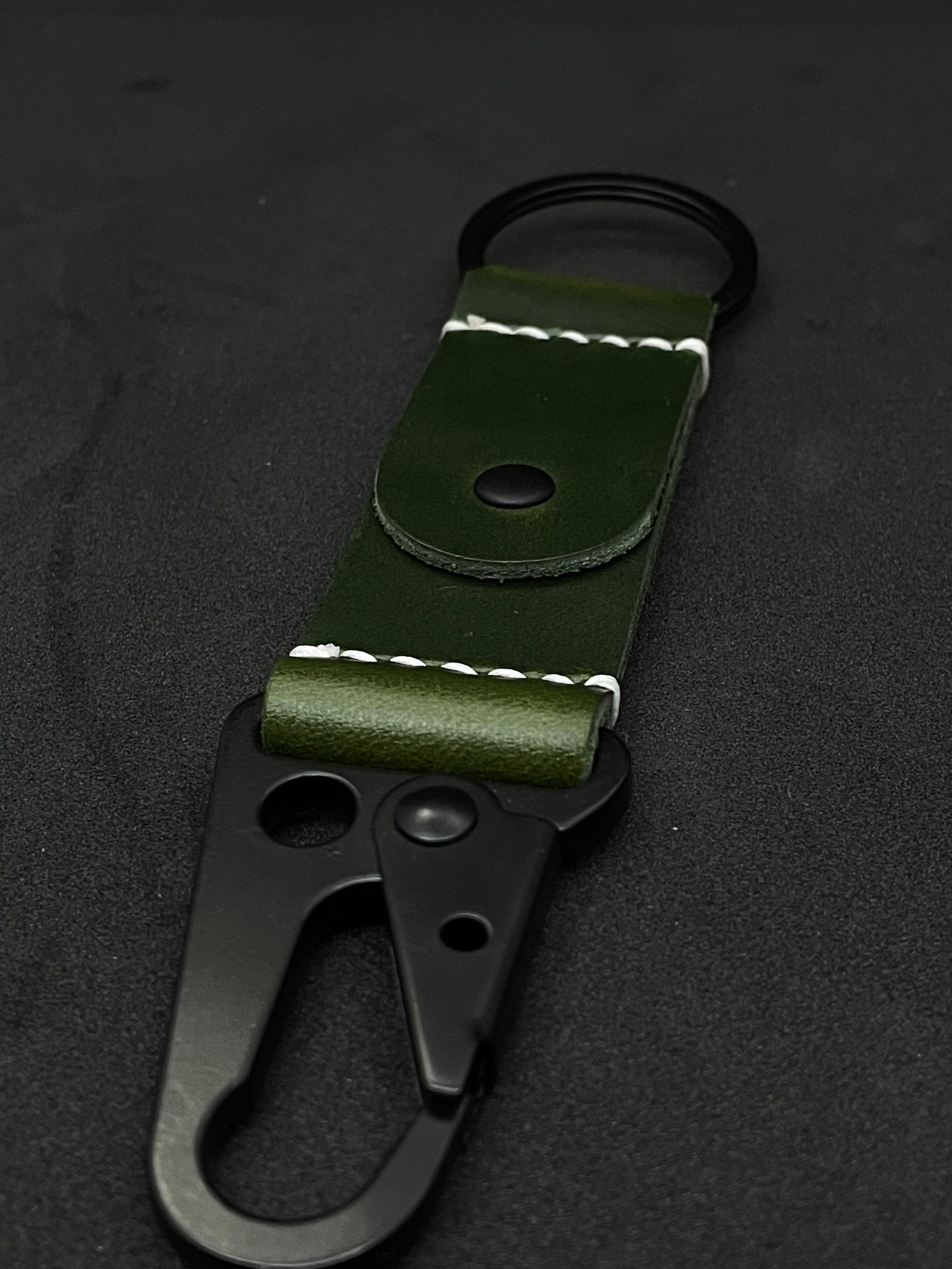 Handmade Leather Sling Clip Keychain | Tactical Hk-style Clips | Rugged ...