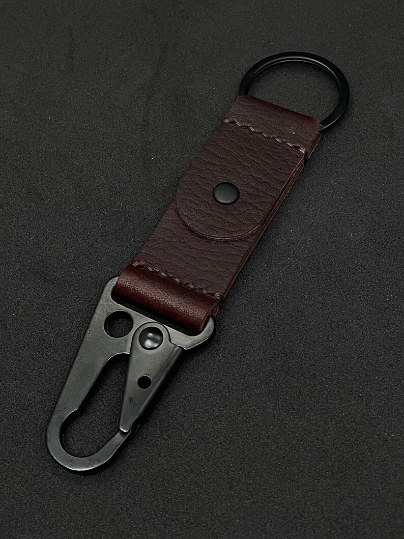 Handmade Leather Sling Clip Keychain | Tactical Hk-style Clips | Rugged ...