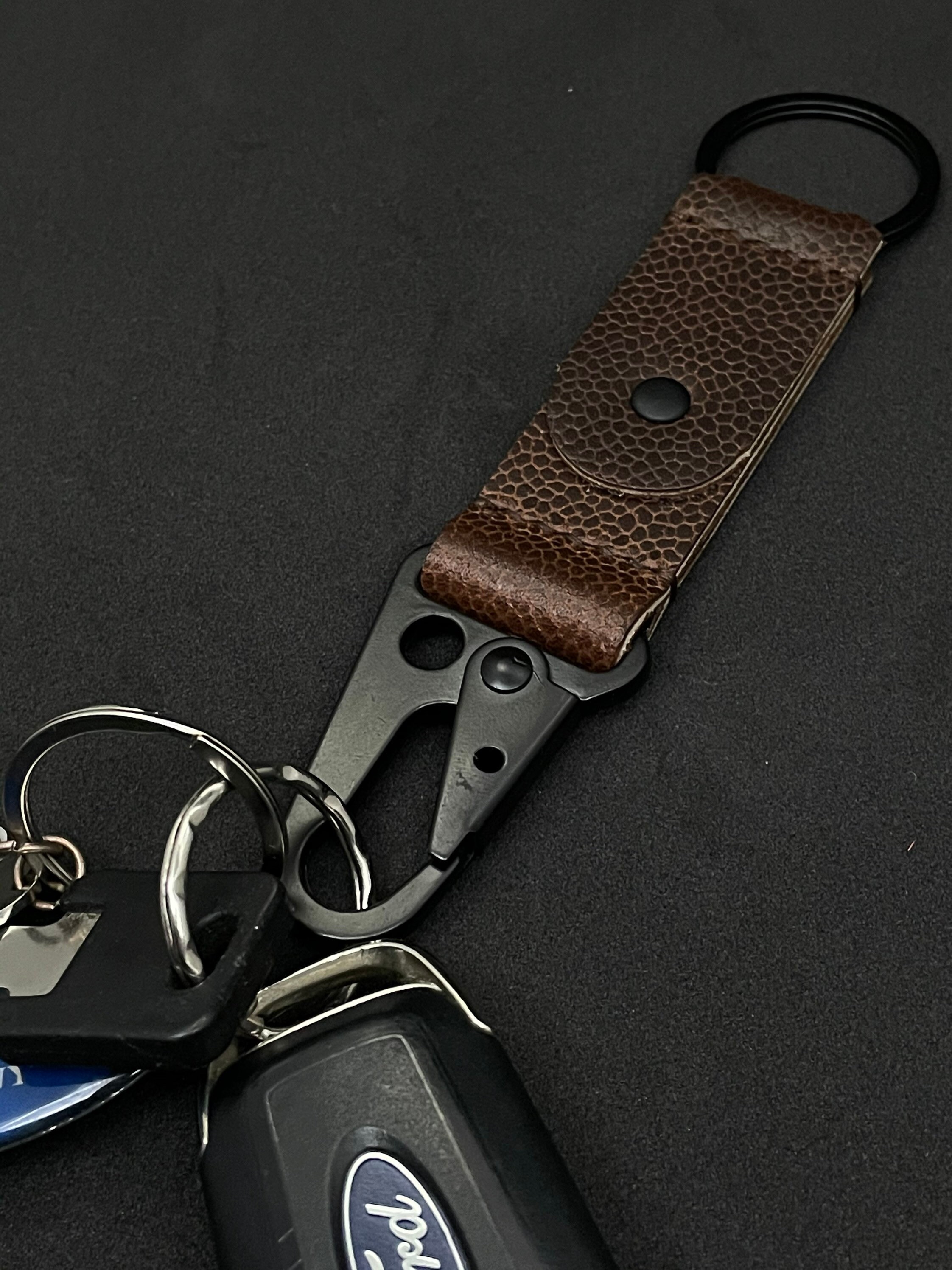Handmade Leather Sling Clip Keychain Tactical Hk-style Clips - Etsy UK
