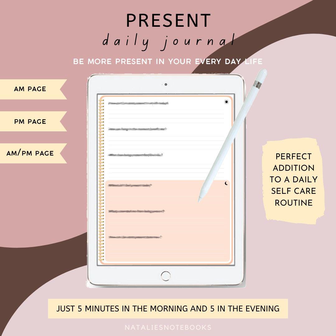 Present Simple Daily Journal - Etsy