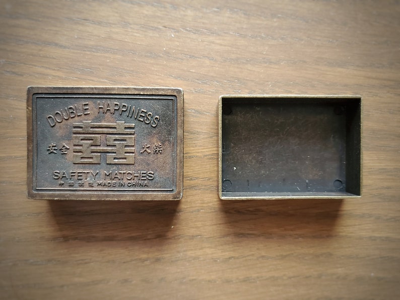 Unique Antique Brass Chinese Metal Matchbox / Match Box - Etsy