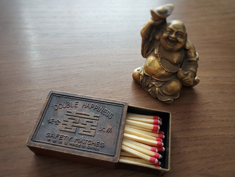 Unique Antique Brass Chinese Metal Matchbox / Match Box - Etsy