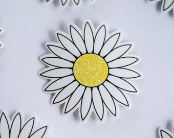 Daisy Flower Sticker Decal - Etsy