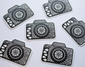Vintage Camera Decal Laptop Sticker Pack Vinyl Stickers - Etsy