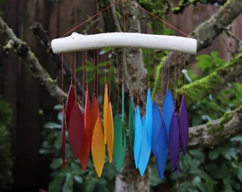Rainbow Wind Chime | Etsy