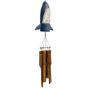 Shark Head Bamboo Wind Chime - Etsy