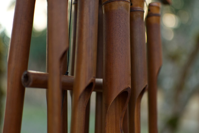 Welcome Sign Bamboo Wind Chime - Etsy