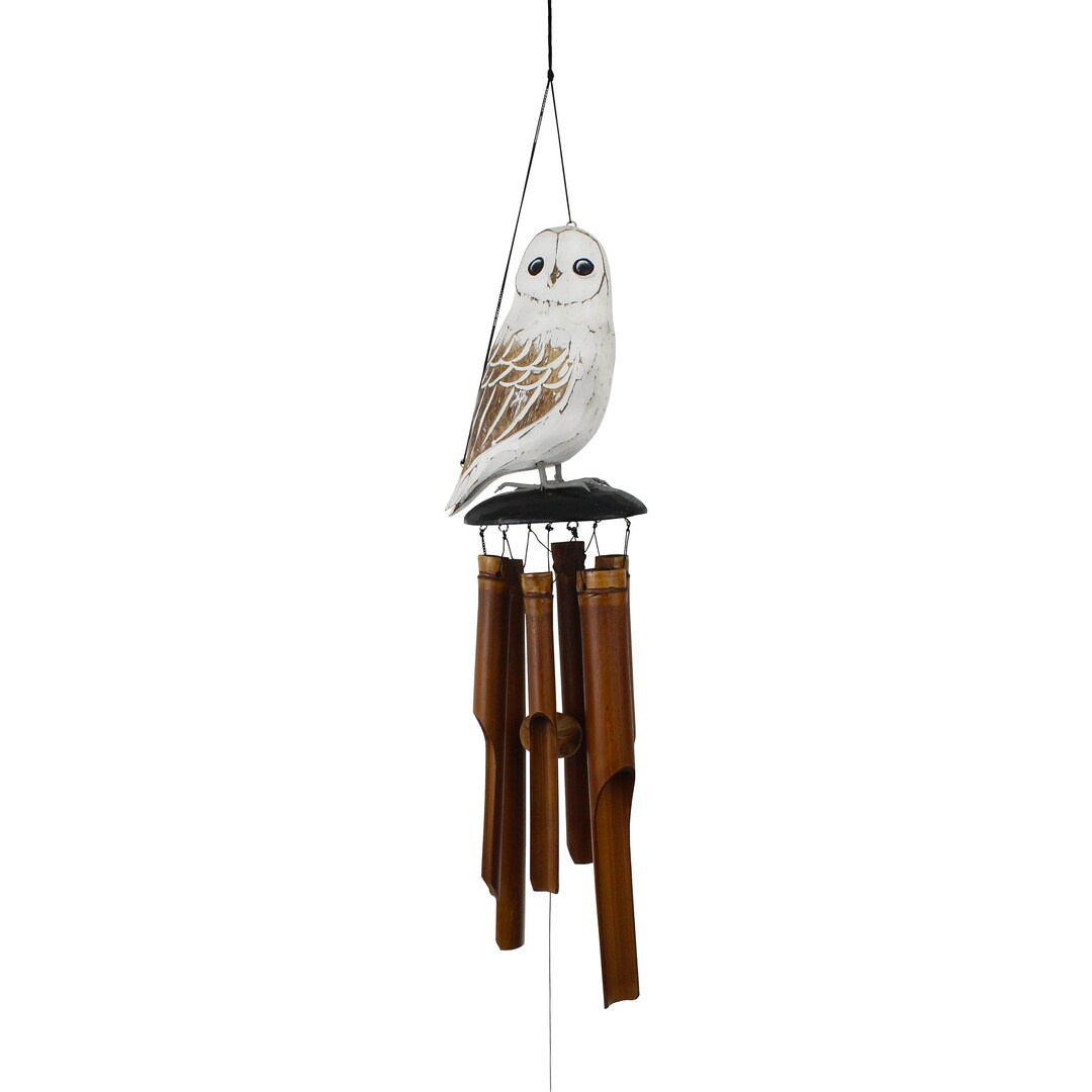 Barn Owl Bamboo Wind Chime - Etsy