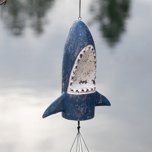 Shark Head Bamboo Wind Chime - Etsy