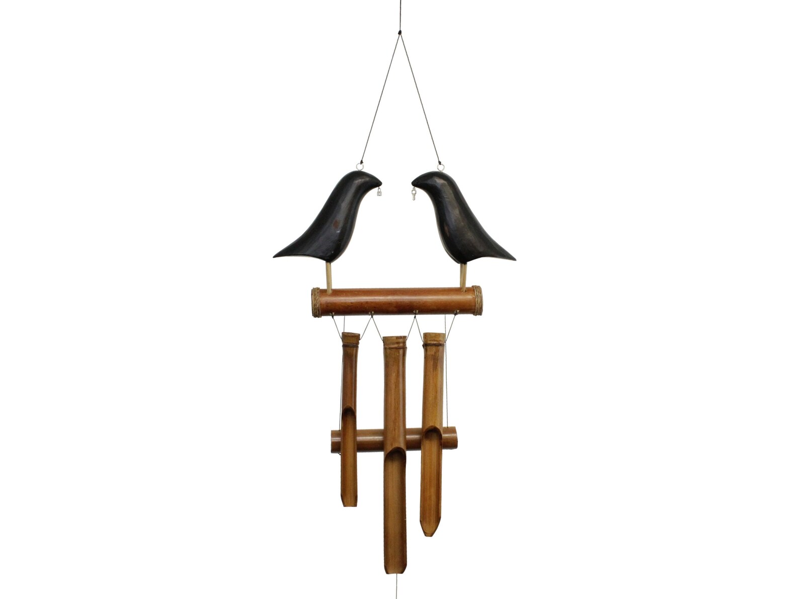 Lock and Key Birds Bamboo Wind Chime | Etsy