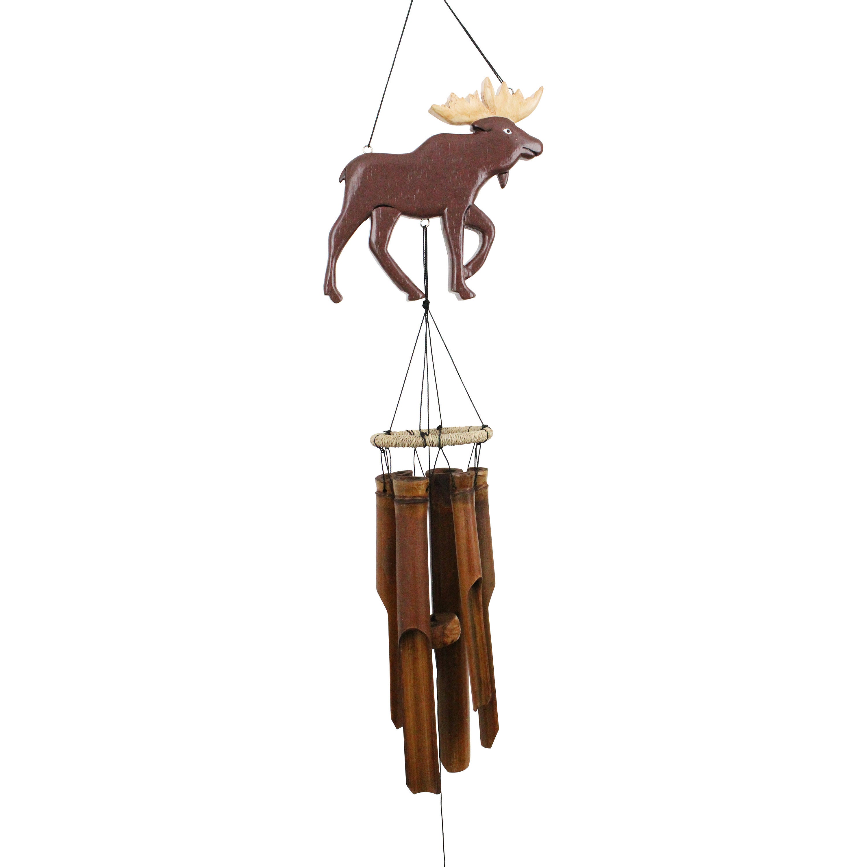 Moose Silhouette Bamboo Wind Chime - Etsy