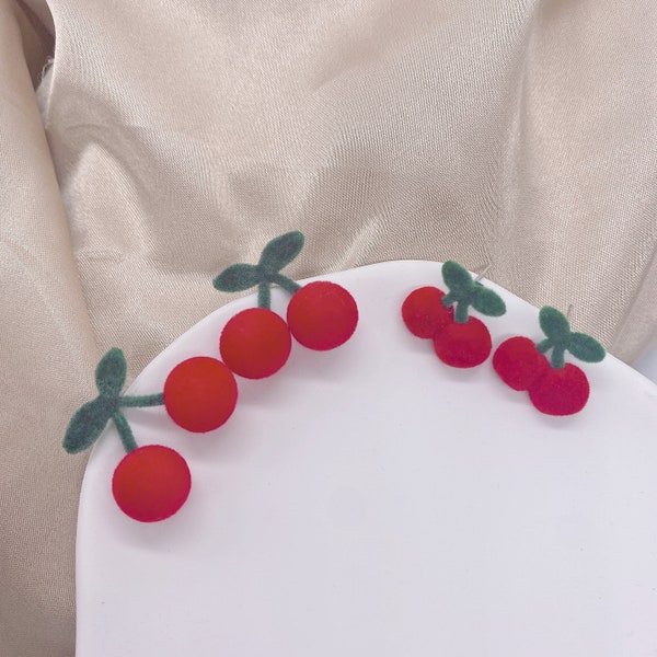 Cherry Earrings - Etsy