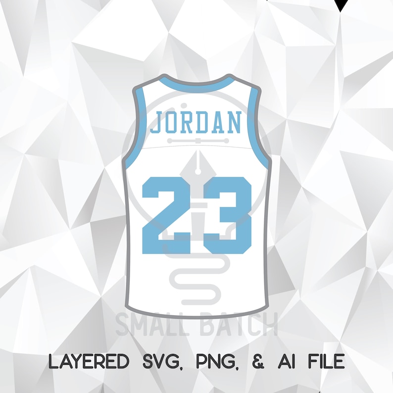 Michael Jordan Jersey #23: Chicago Basketball SVG, PNG, AI Files - Etsy