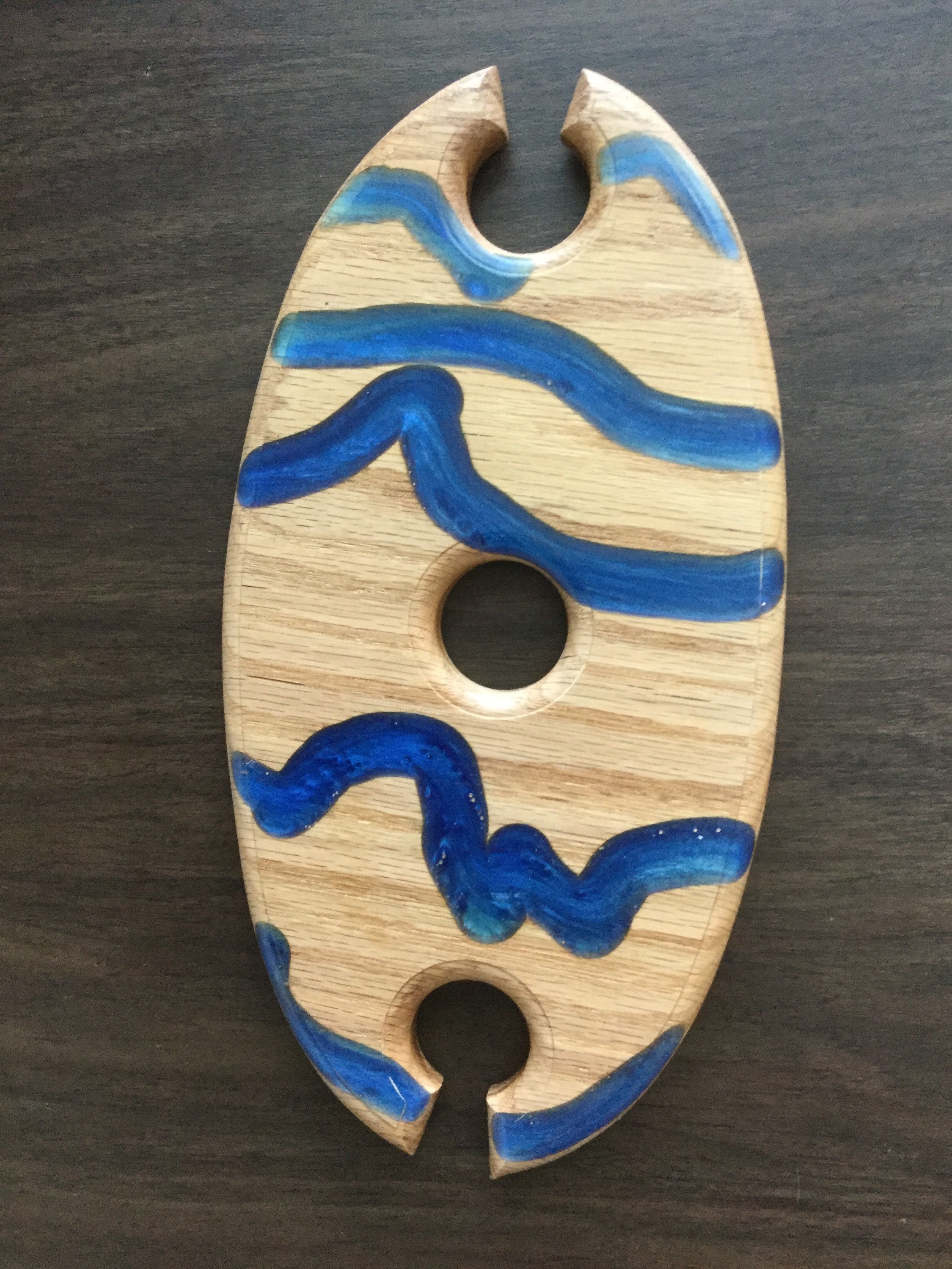 Wood Resin Wine Display - Etsy