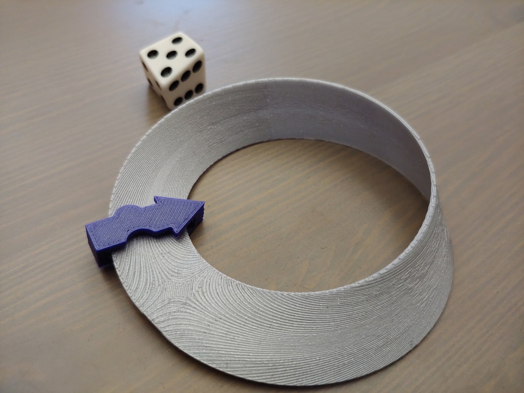 Mobius Strip With Arrow, 3d Printed Math Demonstration - Etsy