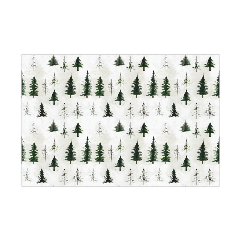 Wrapping Paper, Rustic Farmhouse Christmas Gift Wrap, Holiday Packaging ...