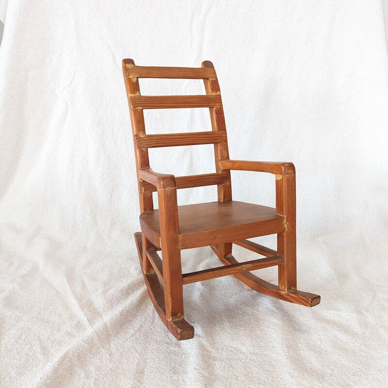 Wood Rocking Chair - Etsy