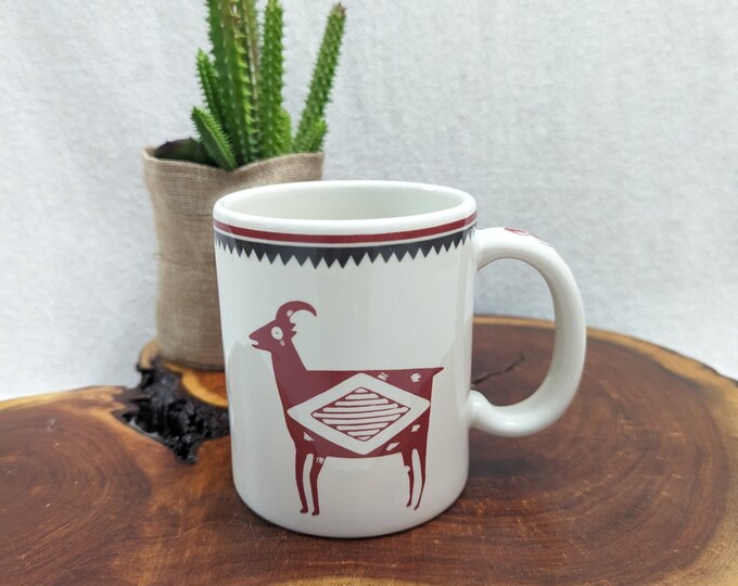 Ancient Mimbreno Indian Designs - Coffee Cup - Santa Fe Dining Car ...