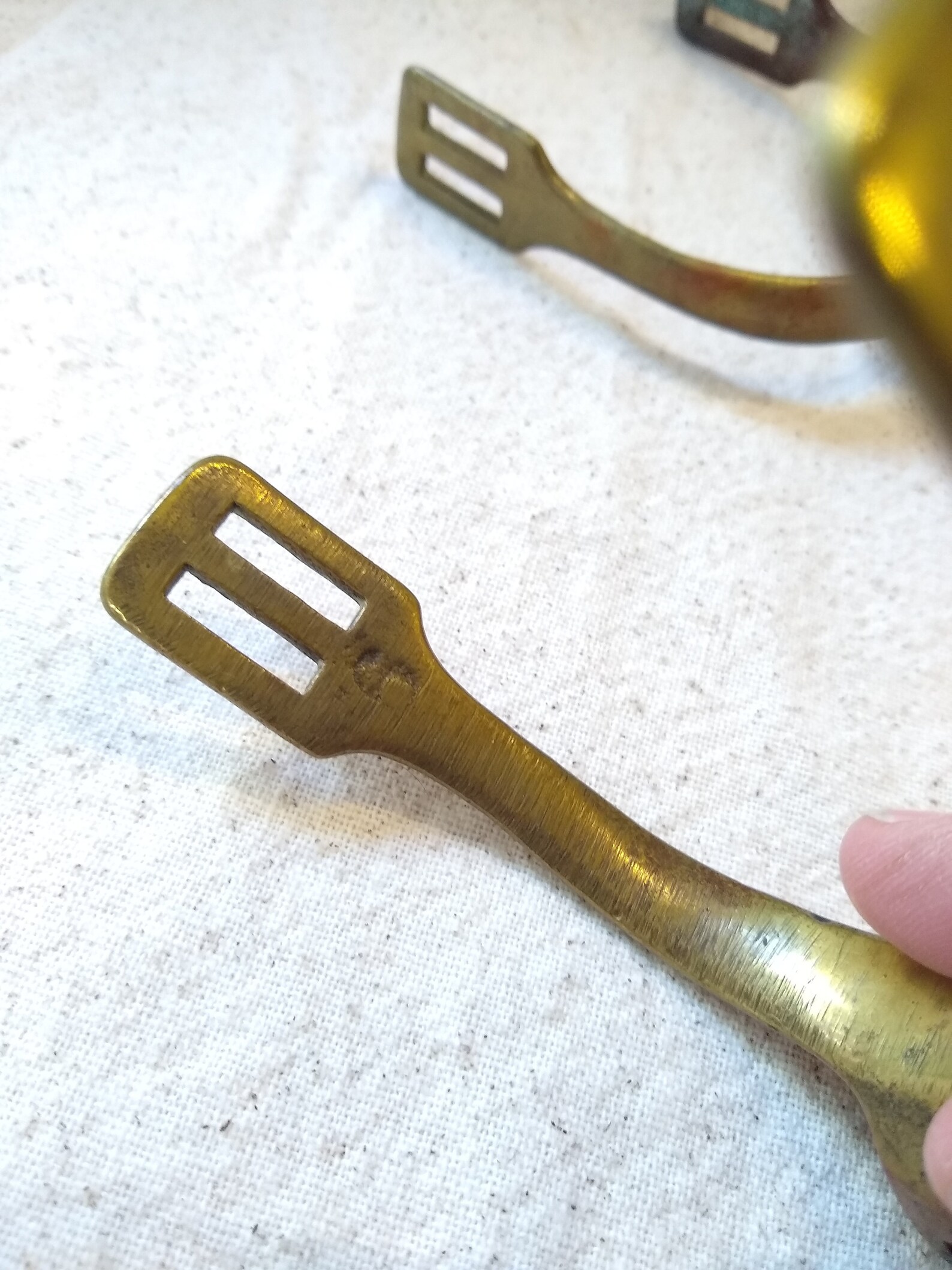 Antique Brass Spurs W/working Rowels 4 1/4 Long X 3 - Etsy