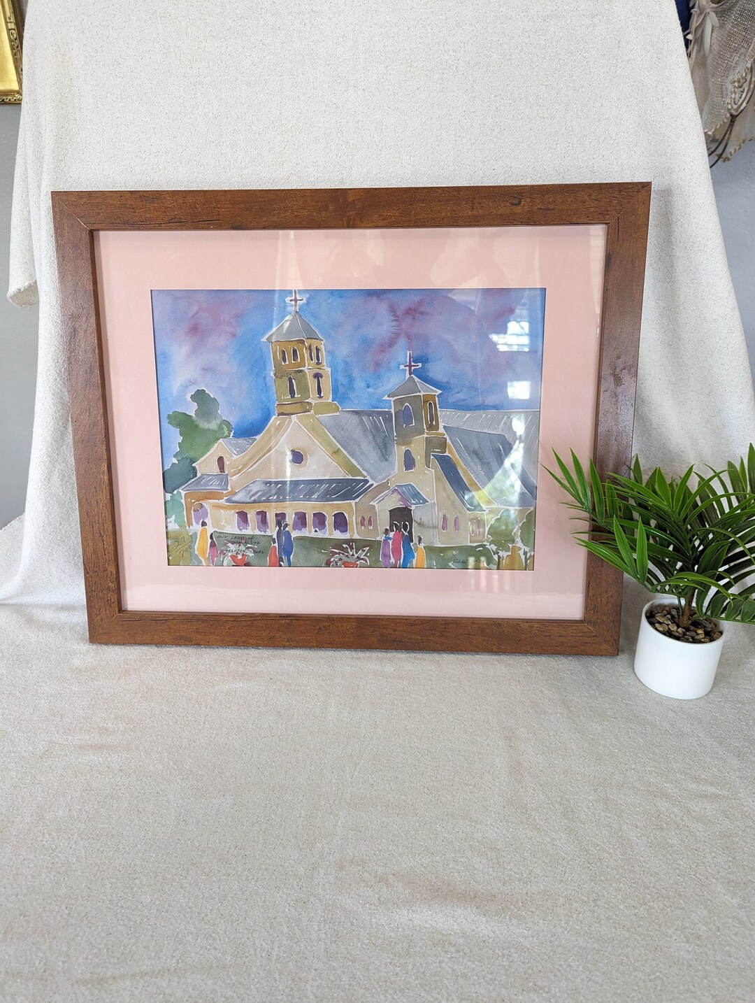 Brother Cletus Behlmann Watercolor Print - Signed & Numbered - Our Lady ...