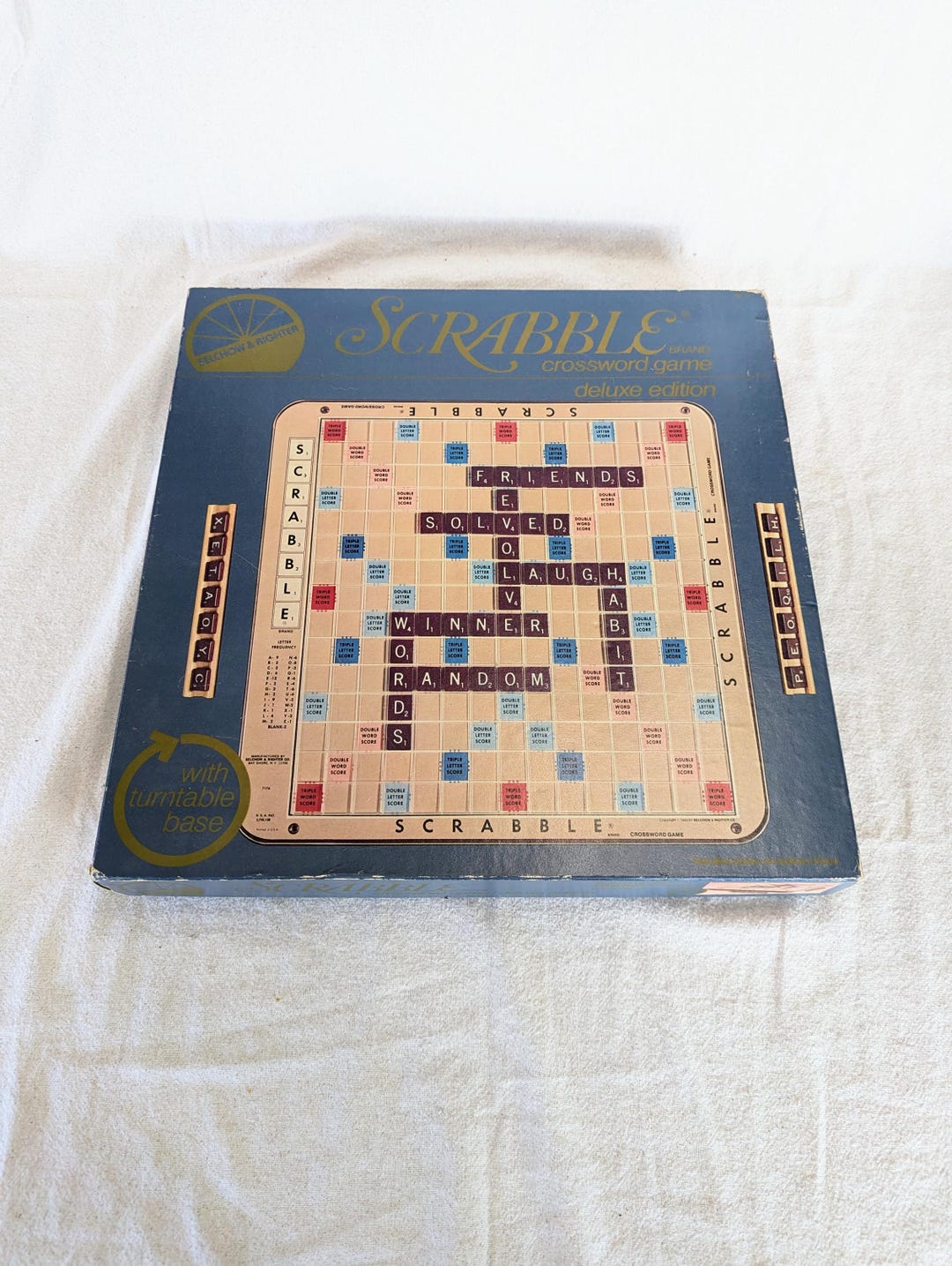 Scrabble Game - Deluxe Edition W/turntable - Selchow & Righter ...
