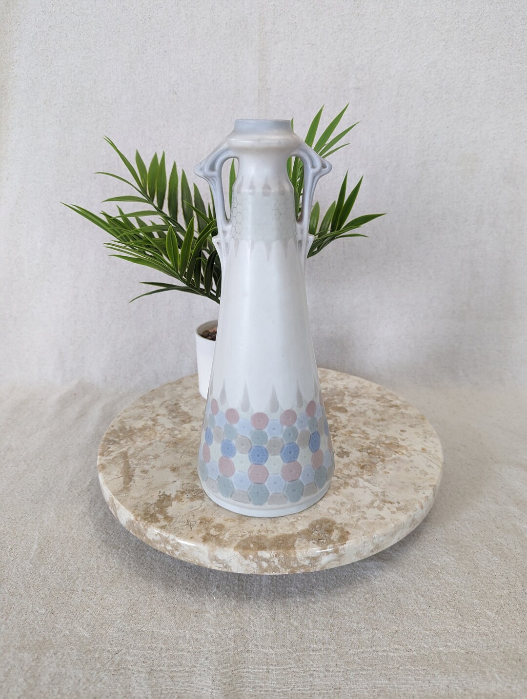 Marmorzellan 'art Nouveau' Vase - German - 1905-1937 - Galluba ...