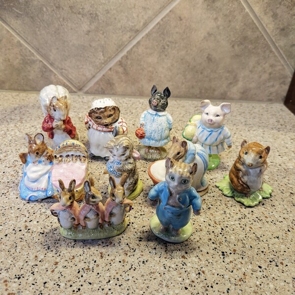Beatrix Potter Figurines - Etsy