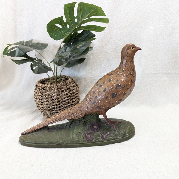Ceramic Pheasant Figurine - Etsy