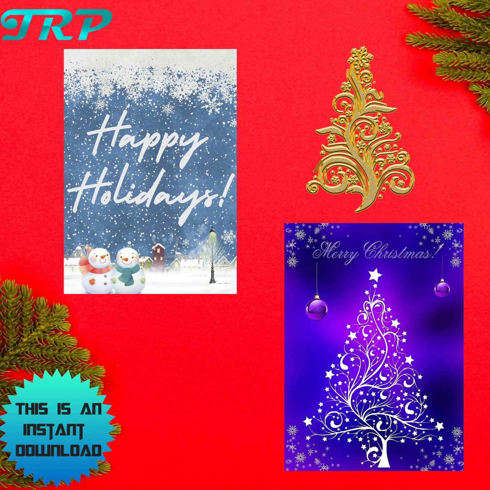 Printable Holiday Cards | Printable Christmas Cards | Printable ...