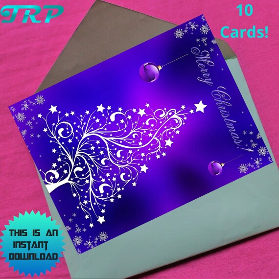 Printable Holiday Cards Printable Christmas Cards | Etsy