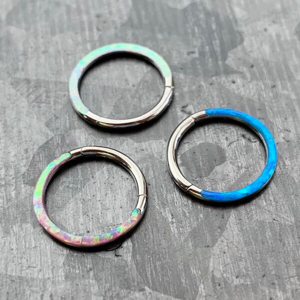 Blue Titanium Ring - Etsy