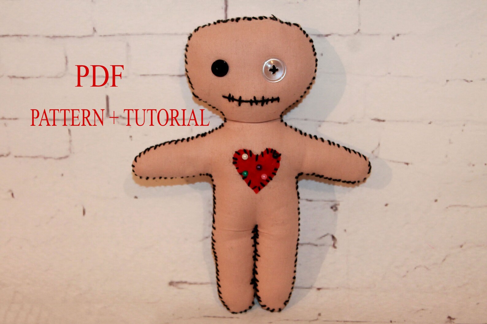 Pdf pattern Voodoo doll pattern voodoo sewing pattern PDF | Etsy