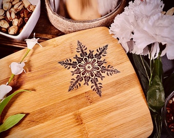 Snowflake Board | Etsy