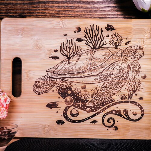 SEA TURTLE Cutting Board - Etsy