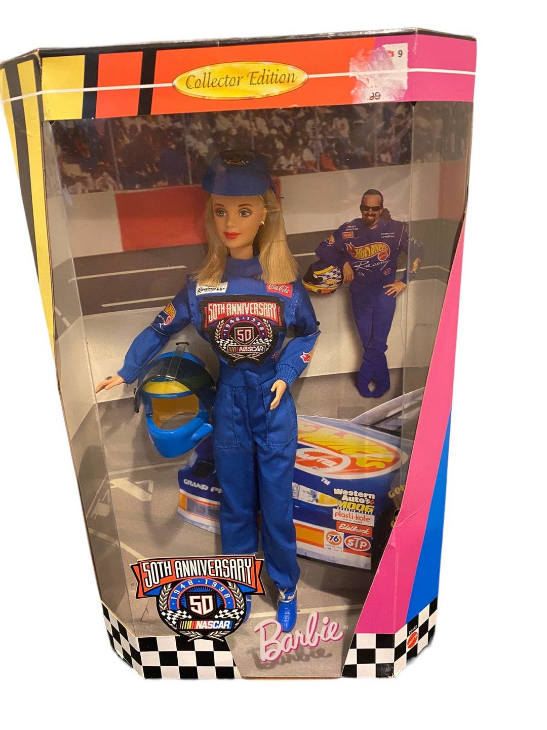 50th Anniversary Nascar Barbie 20442 NRFB - Etsy
