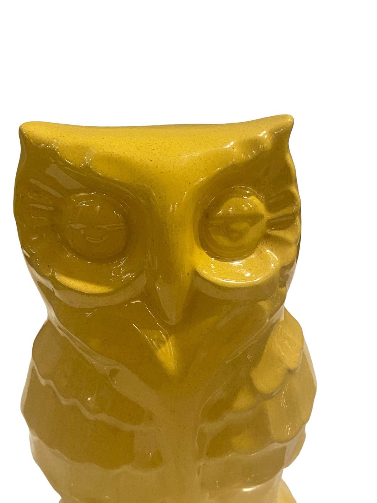RARE MCM Mustard Yellow Frankoma Owl #110 Figurine - Etsy