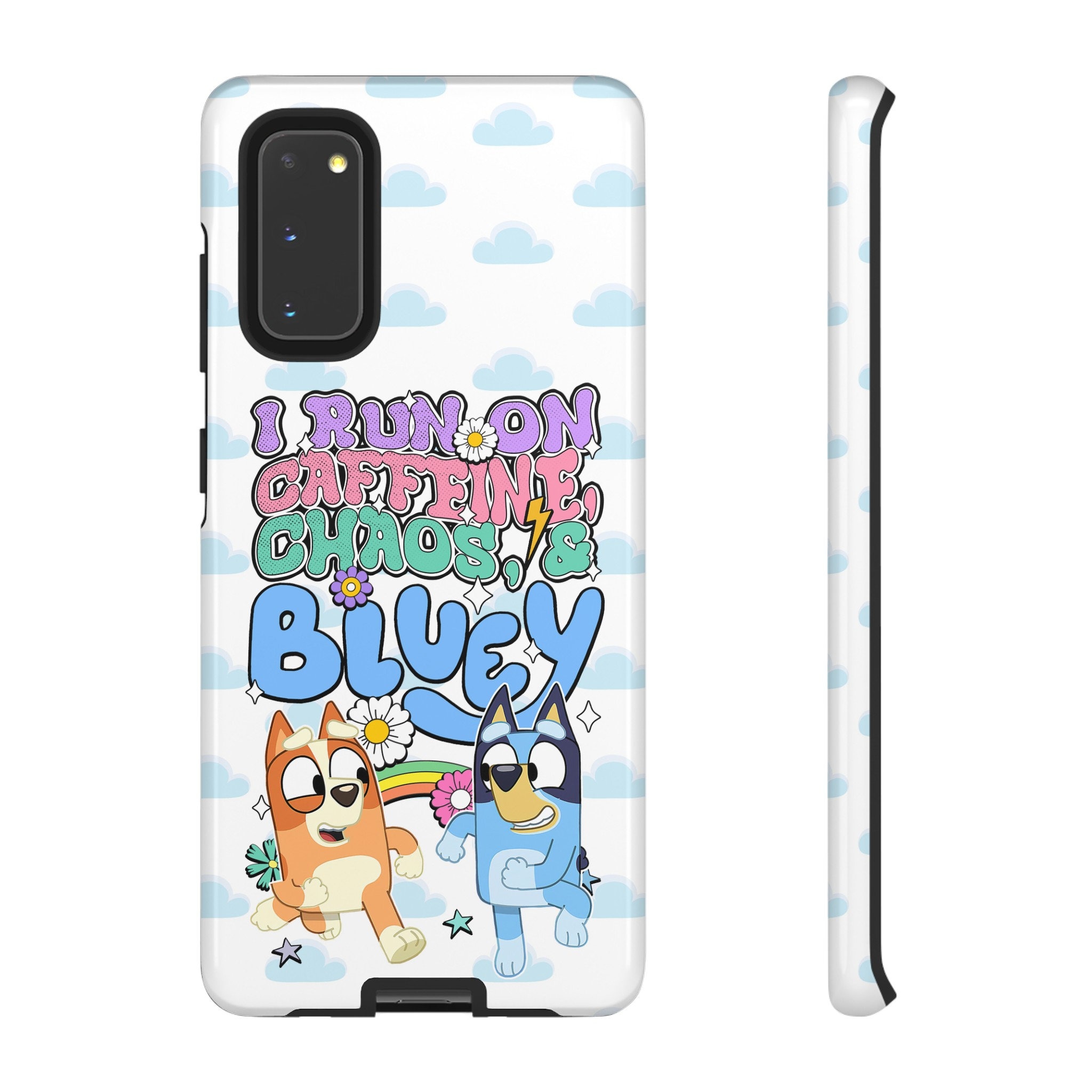 I Run on Bluey Tough Phone Cases - Etsy